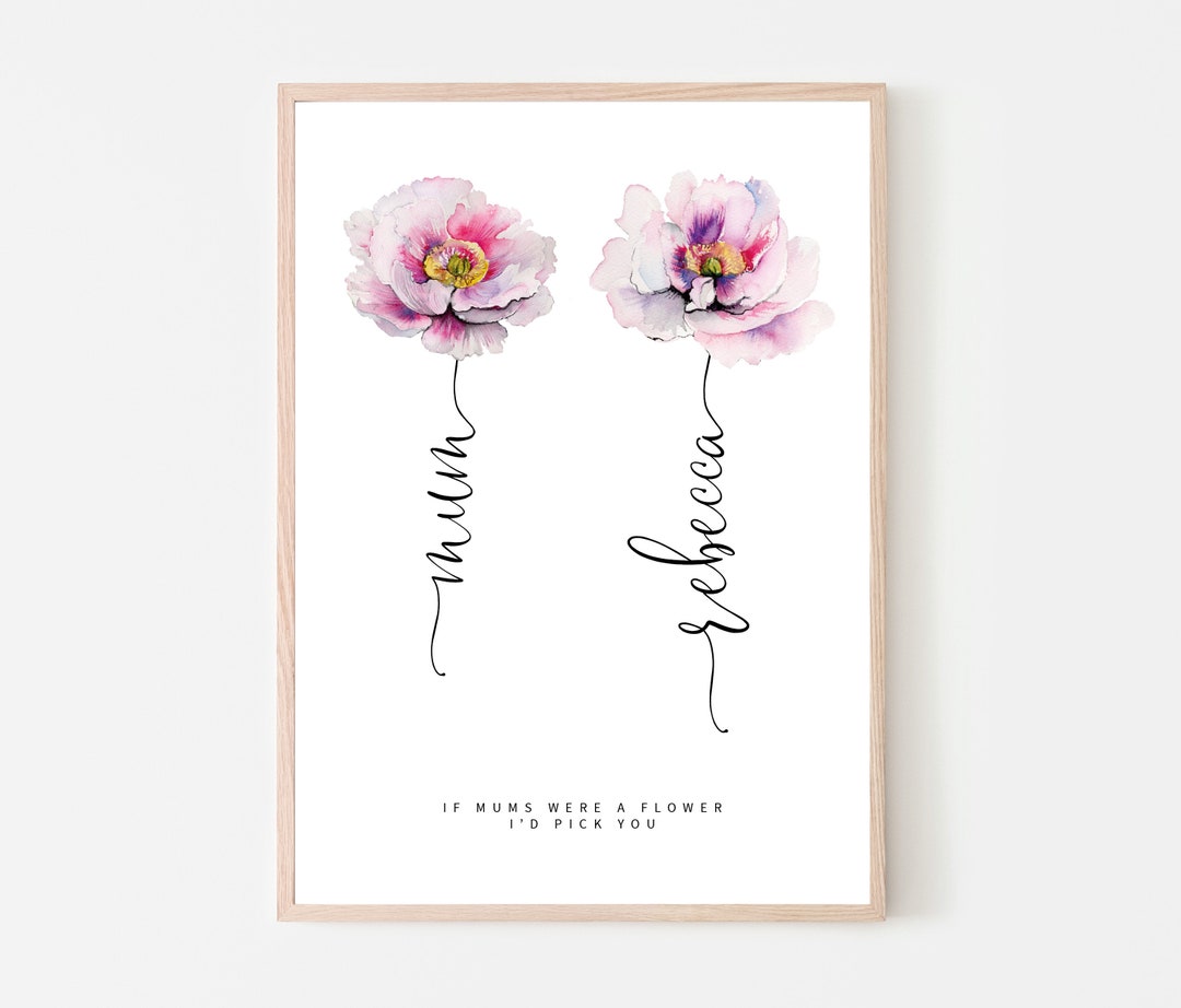 Personalised Mum Print Mum Gift Gifts for Mum Mum Quote Mum Birthday ...