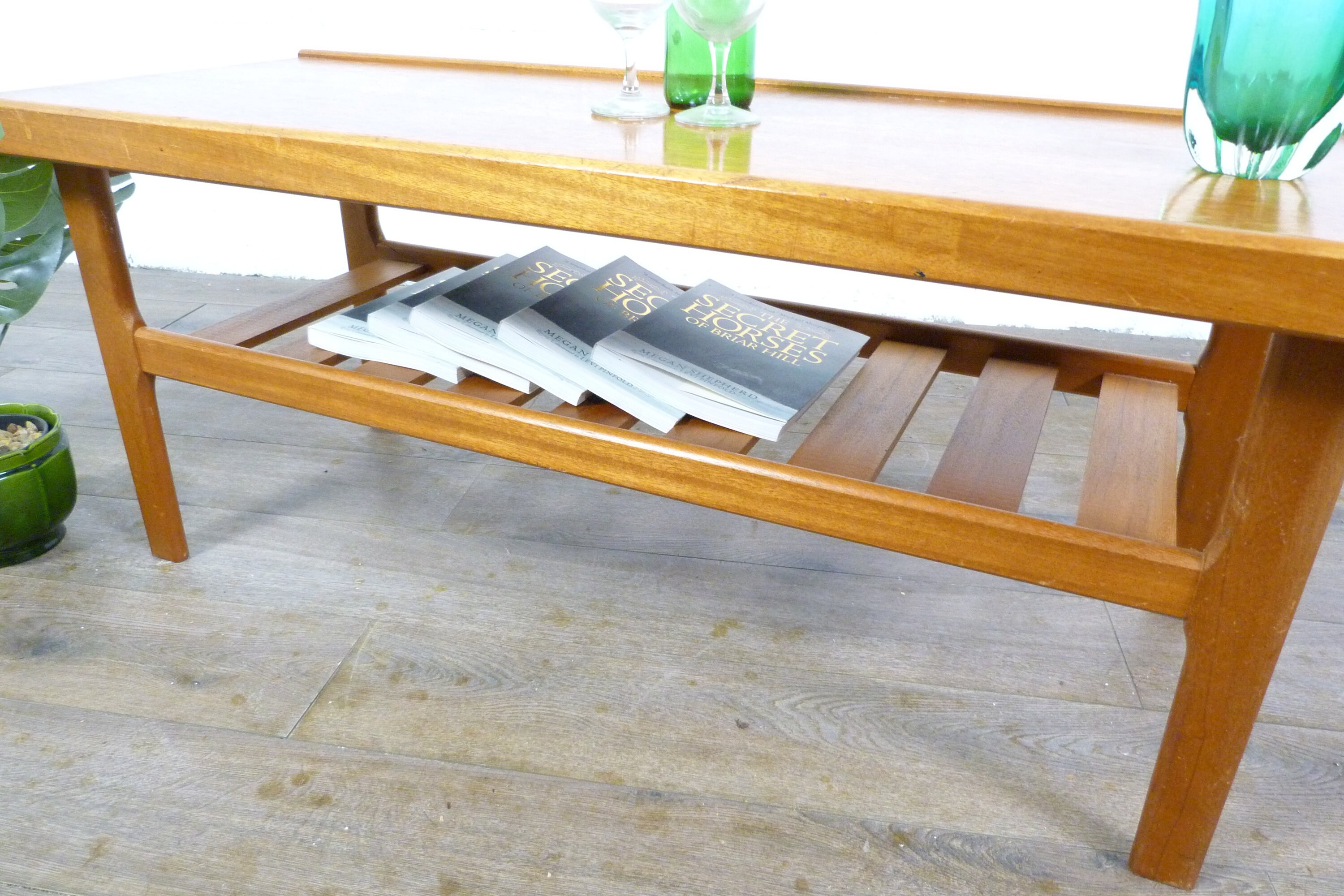 Mid-century Myers Teak Coffee Table With Magazine Rack - Etsy UK