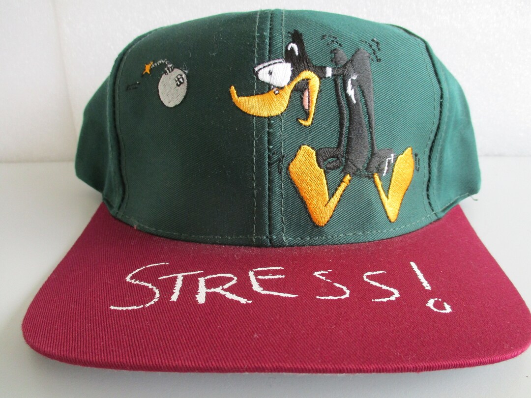 Daffy Duck Stress ! Snapback Cap by Drew Pearson License Warner ...