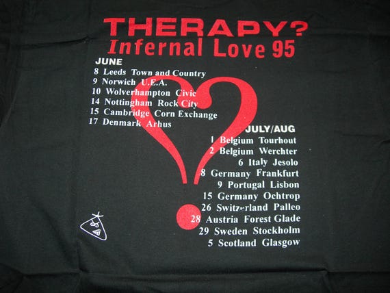 Vintage Therapy ? Infernal Love tour 1995 printed H… - Gem