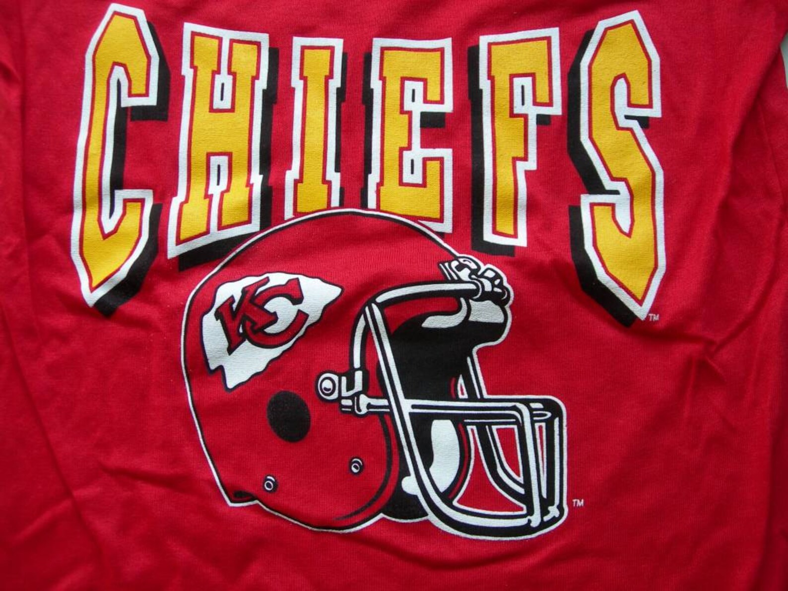 Kansas City Chiefs Vintage Nfl Football Printed T Shirt by - Etsy