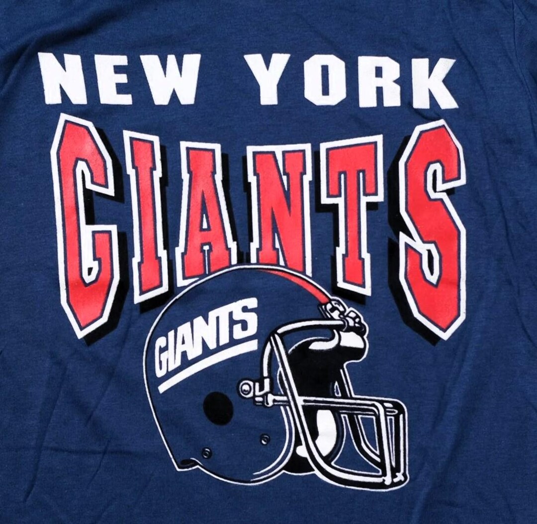 New York Giants Football Vintage Nfl Printed T Shirt by Garan Made in ...