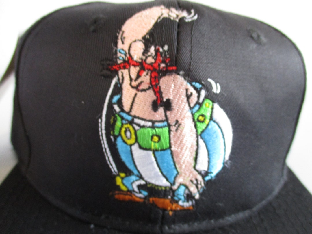 Obelix From Asterix the Comic by Goscinny & Uderzo Vintage Snapback Cap ...