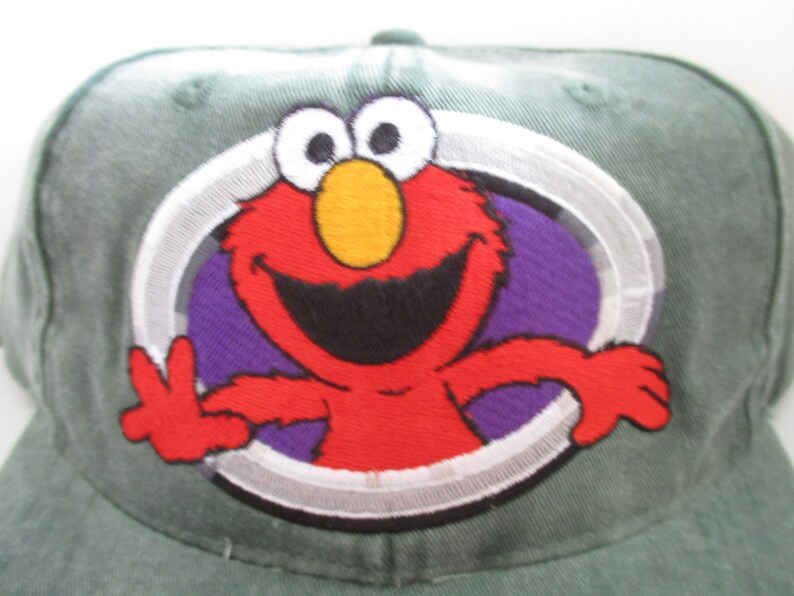 Sesame Street Elmo Vintage Strap Back Cap New With Tags Jim Henson ...