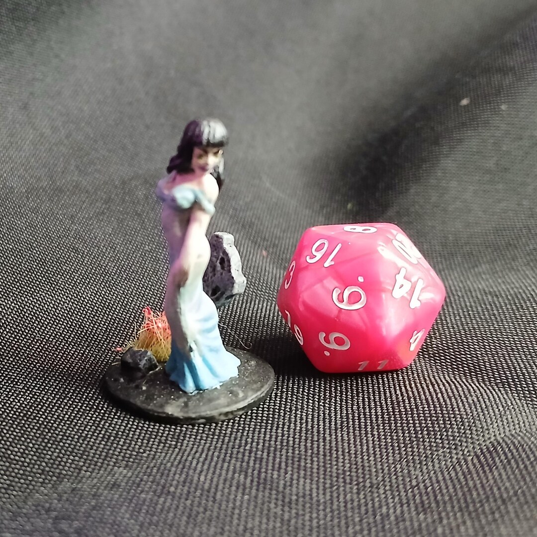 Undead Vampire Goth Girl Bride Miniature Dungeons & Dragons - Etsy