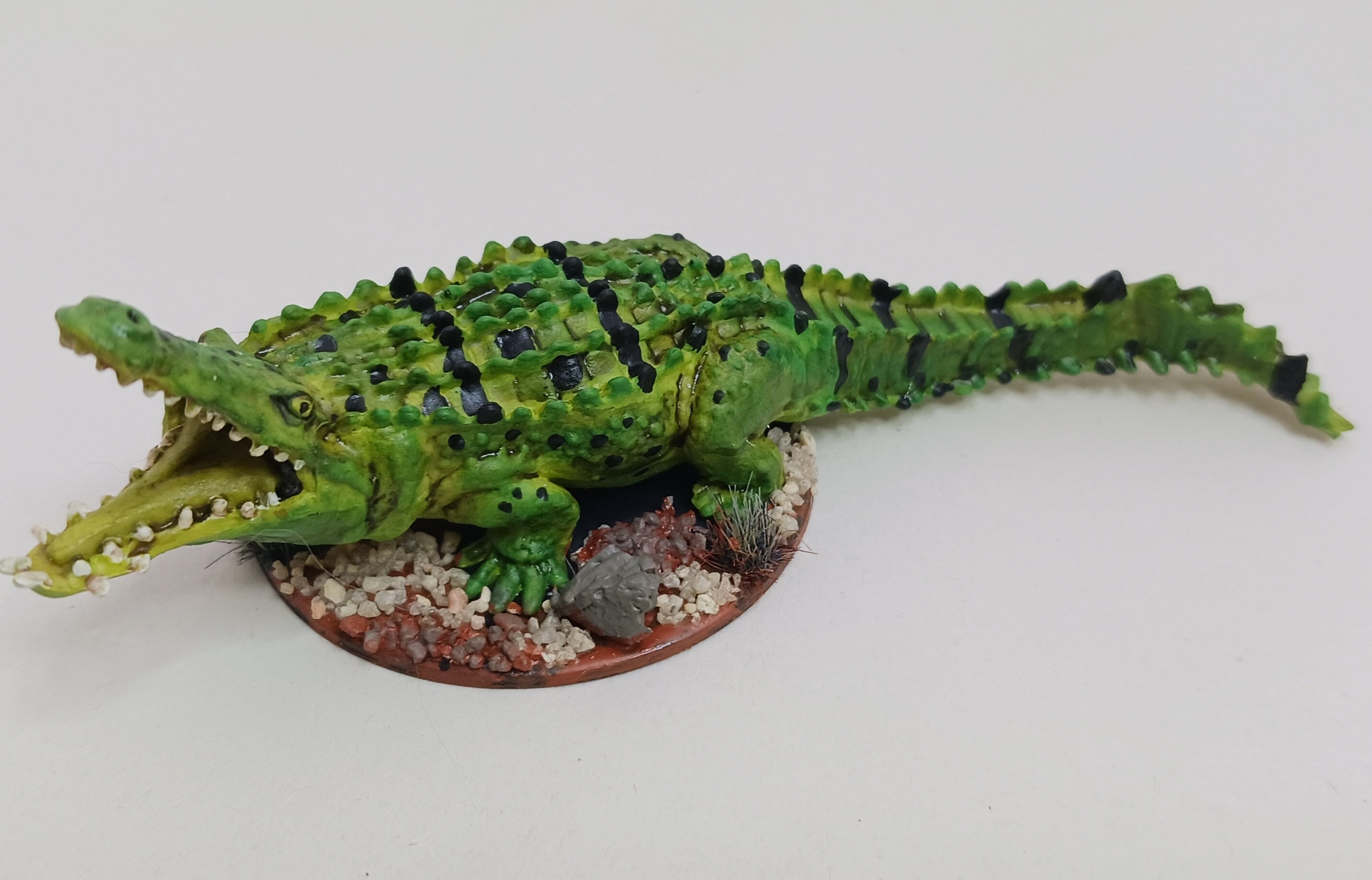 Miniature Alligator Crocodile for Dungeons & Dragons Hand Painted - Etsy
