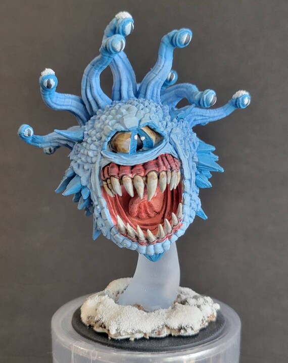 Painted Ice Blue Beholder Miniature Toys & Games Toys etna.com.pe