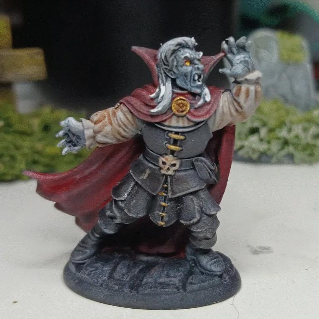 Vampire Strahd Miniature Dungeons and Dragons - Etsy
