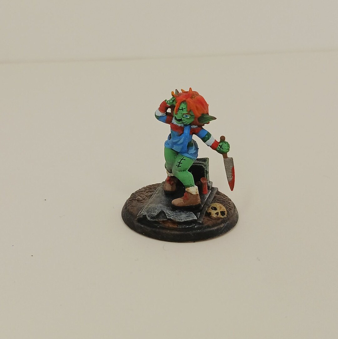 Goblin Chucky Miniature Twin Goddess Painted Dungeons & Dragons - Etsy