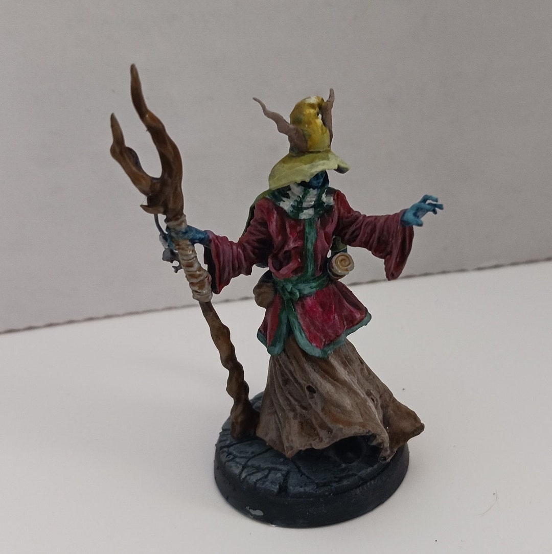 Tiefling Wizard Sorcerer Miniature Dungeons & Dragons - Etsy