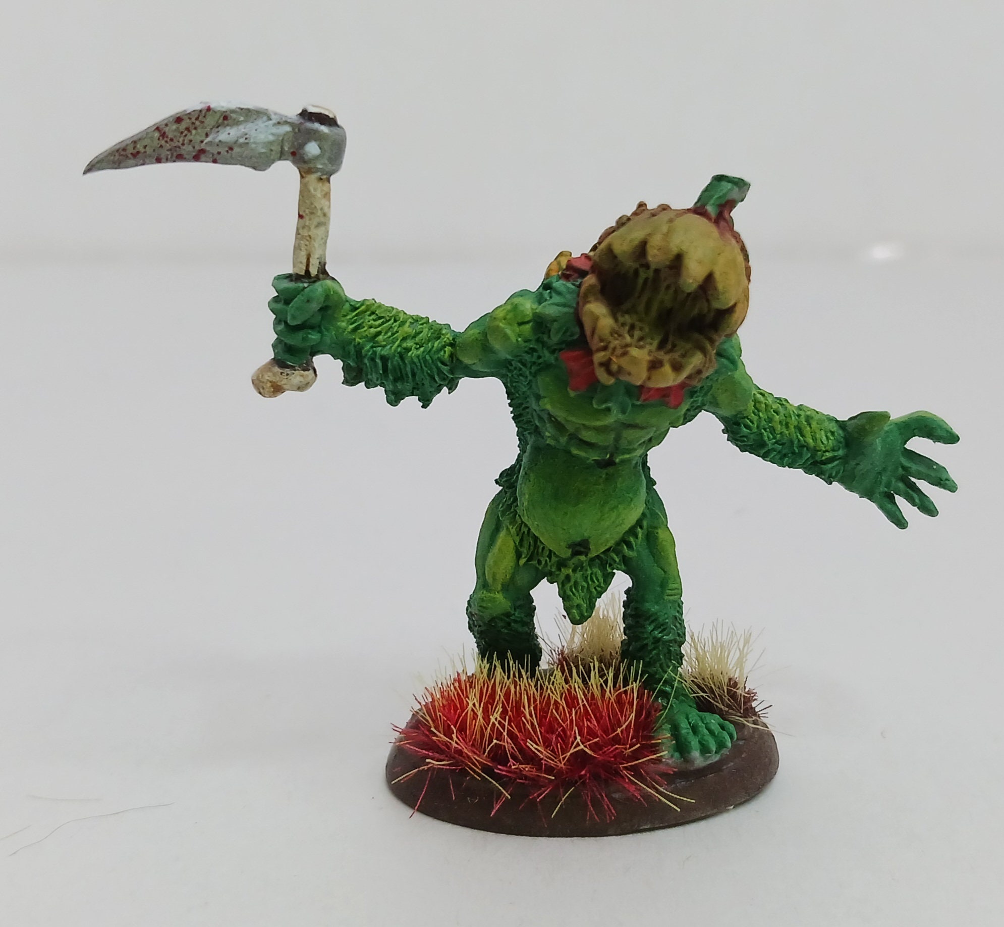 Miniature Pumpkin Head Bugbear Dungeons & Dragons Hand Painted - Etsy