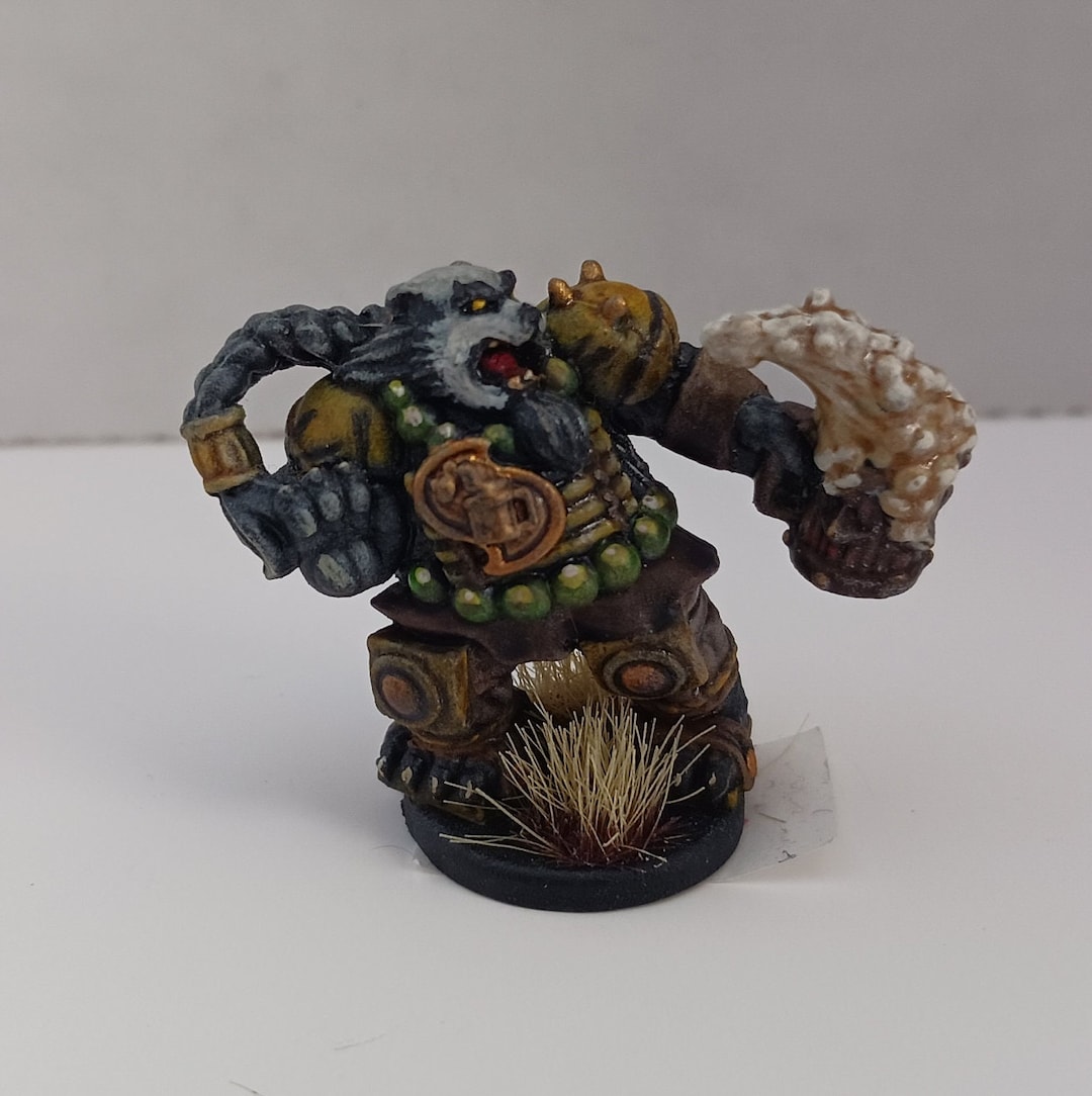 Panda Brewmaster Miniature Figure Dungeons and Dragons Monk - Etsy