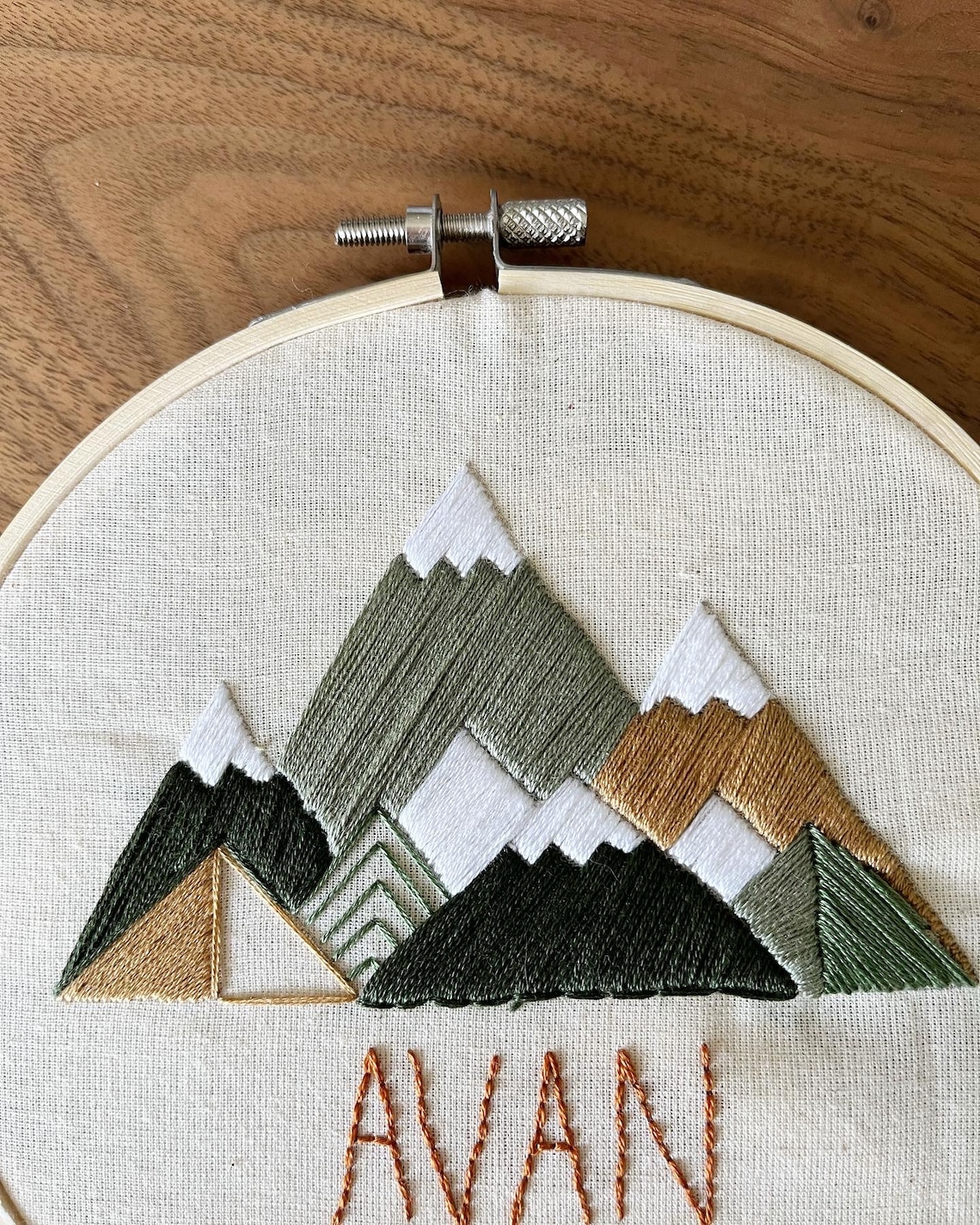 Personalized Hand Embroidery Hoop Custom Baby Embroidery - Etsy