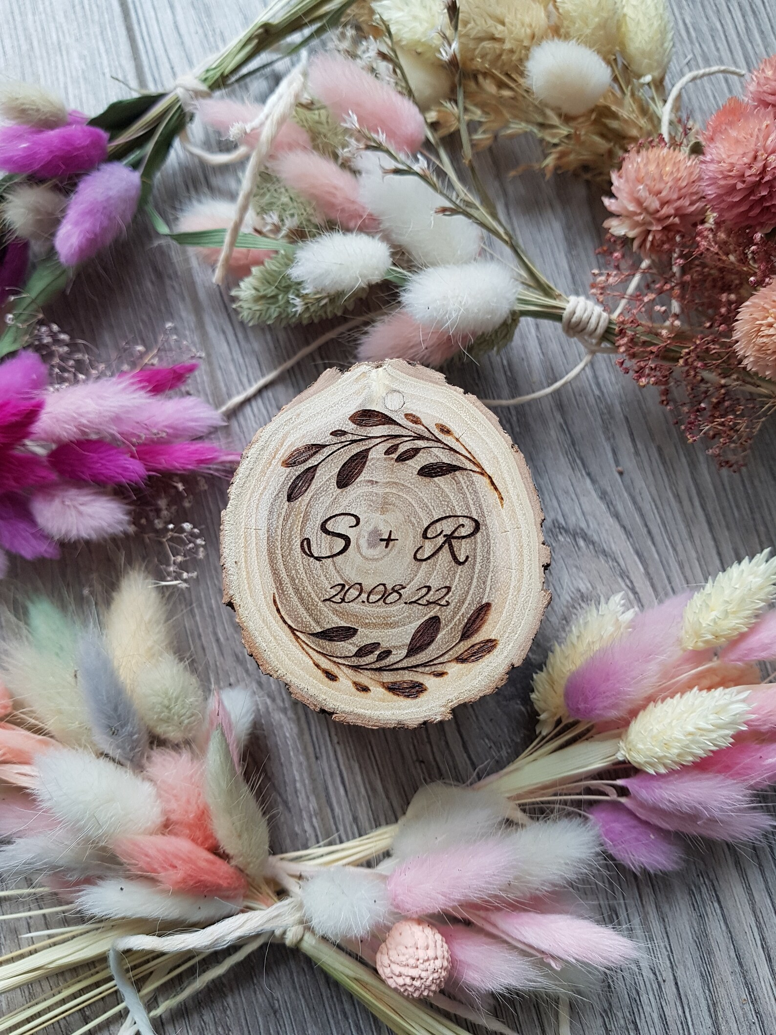 Personalized Rustic Ring Box Engraving Ring Box Wedding Ring | Etsy