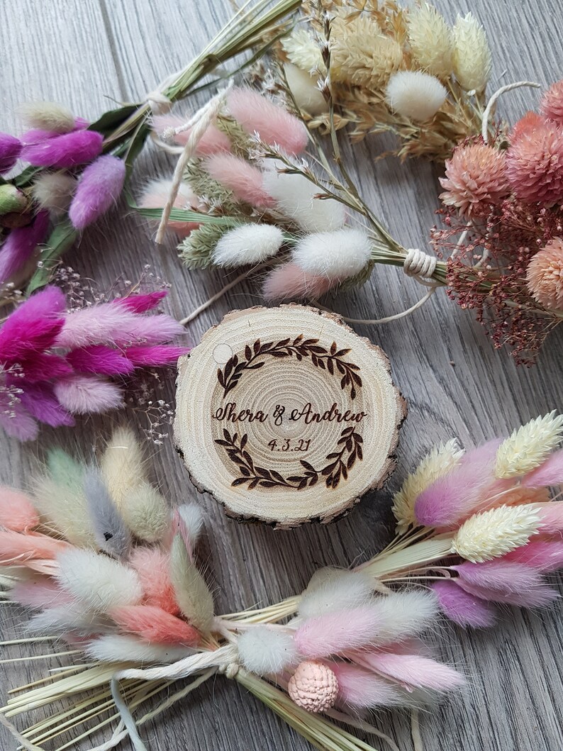 Personalized Rustic Ring Box Engraving Ring Box Wedding Ring | Etsy