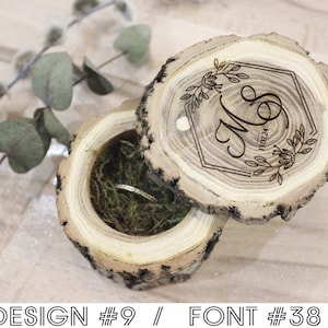 Personalized Rustic Wood Ring Box: Engraved Wedding Keepsake - Etsy