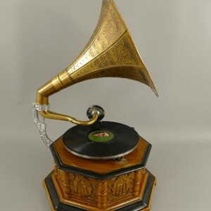 Gramophone New Working 100% With One Record Player Antique Style - Etsy