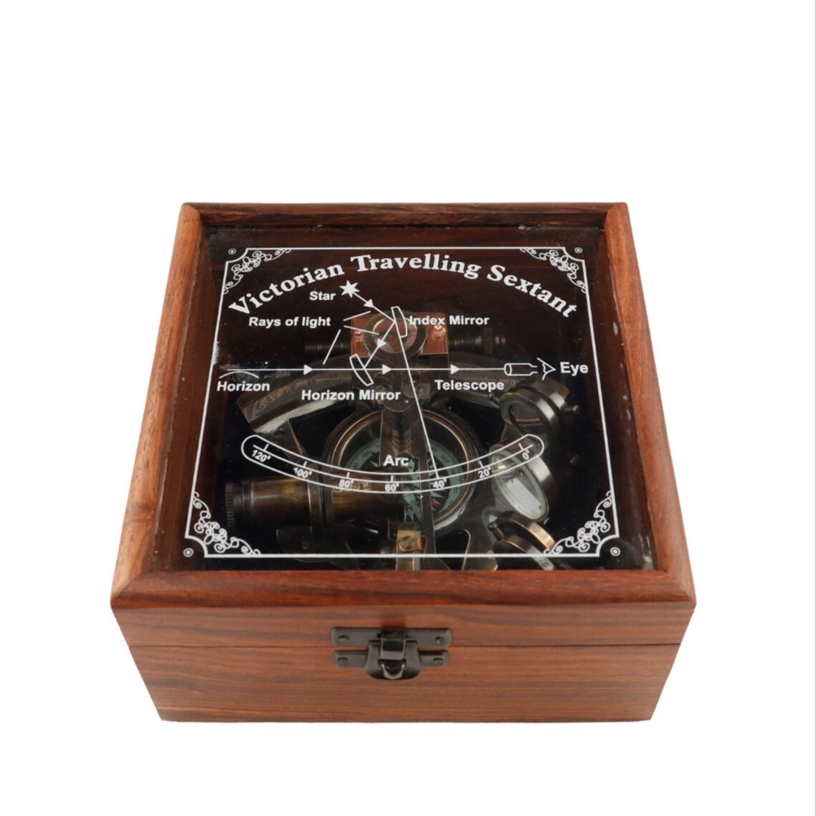 Personalized Beautiful Nautical Gift Box Sextant Best for Gifting ...