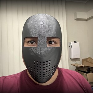 3D Printed Generic Face Shell - Etsy