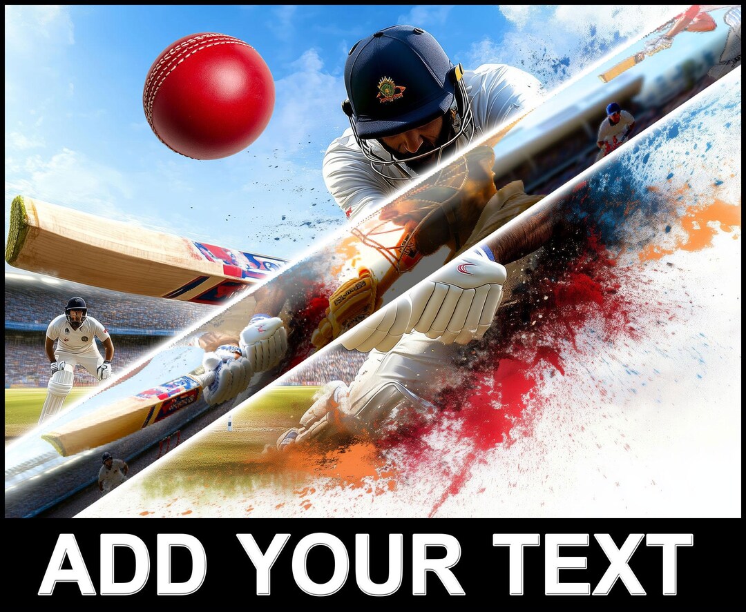 CRICKET BATSMAN Ash Pool Cue - Made to Order - Add Your Text - Etsy