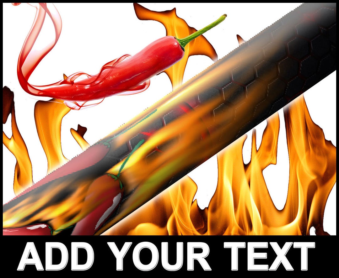 HOT CHILLI Ash Pool Cue - Made to Order - Add Your Text - Etsy