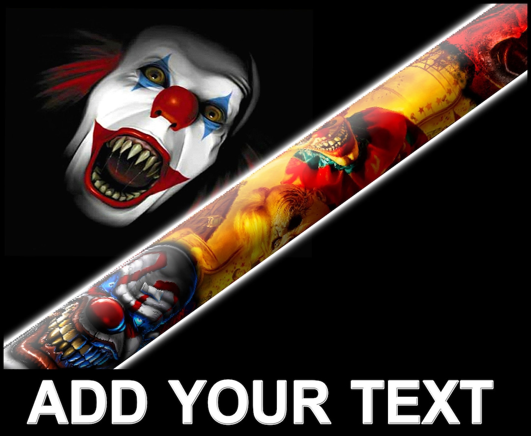 EVIL CLOWN Ash Pool Cue - Add Your Name - Made to Order - Etsy