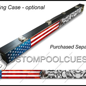US ARMY - Grey Camo - Ash Pool Cue - Made to Order - Add Your Text - Etsy