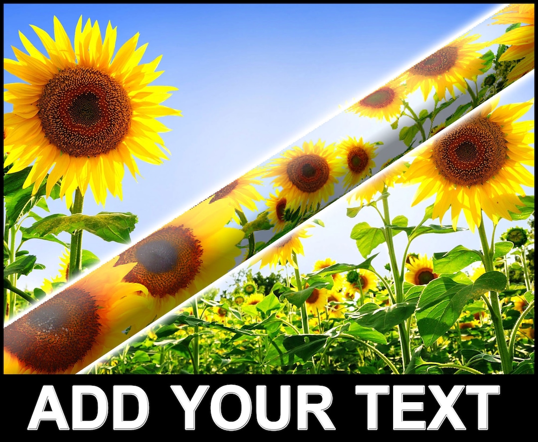 YELLOW SUNFLOWER Ash Pool Cue - Made to Order - Add Your Text - Etsy