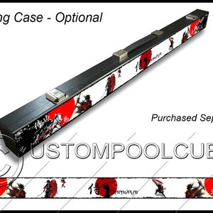 JAPAN SAMURAI Ash Pool Cue - Made to Order - Add Your Text - Etsy