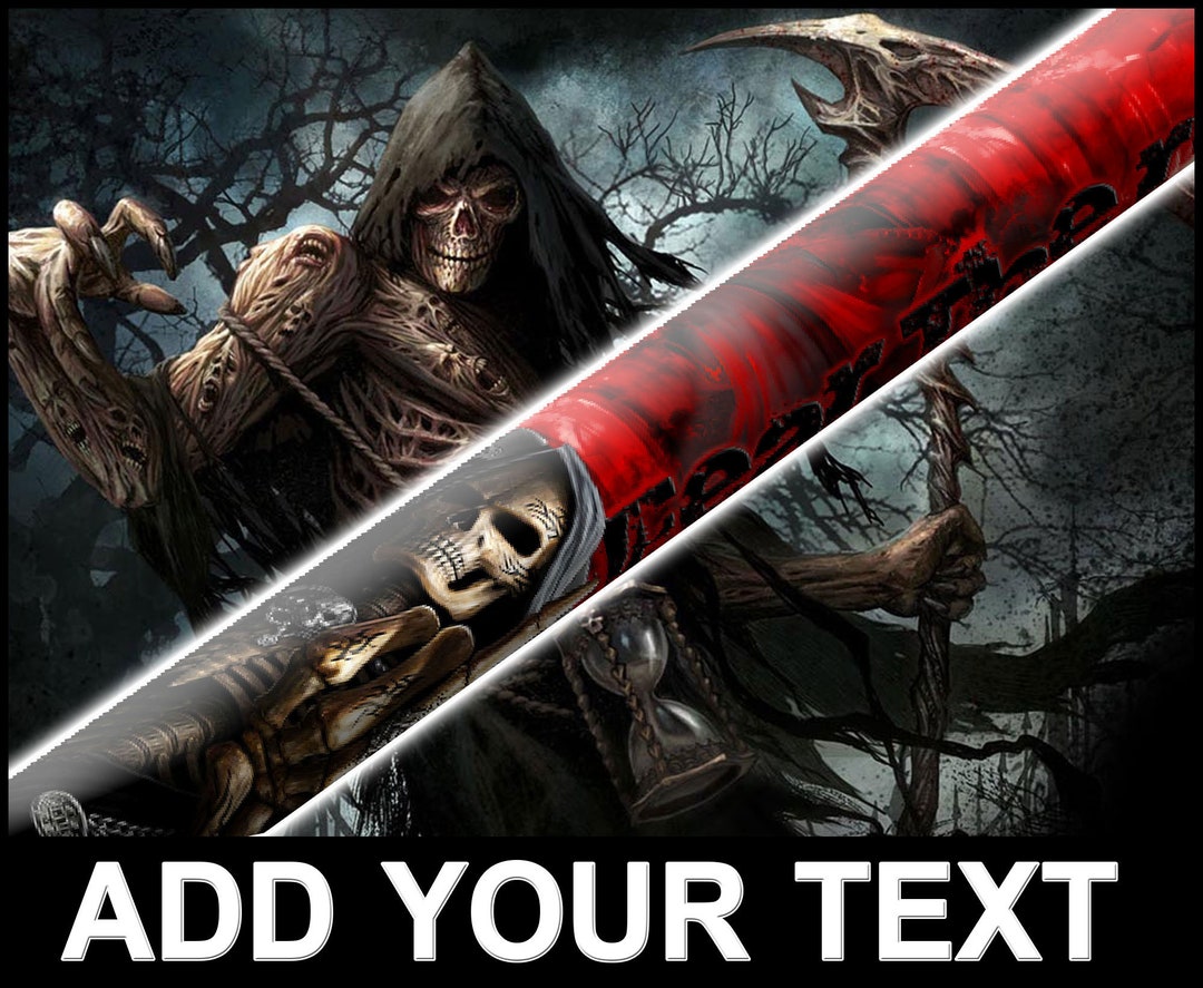 GRIM REAPER DEATH Ash Pool Cue Made to Order Add Your Text - Etsy