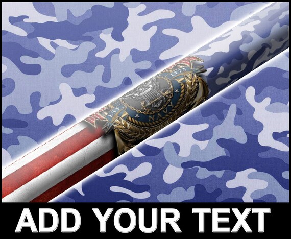 US NAVY Blue Camo Ash Pool Cue Made to Order Add Your - Etsy