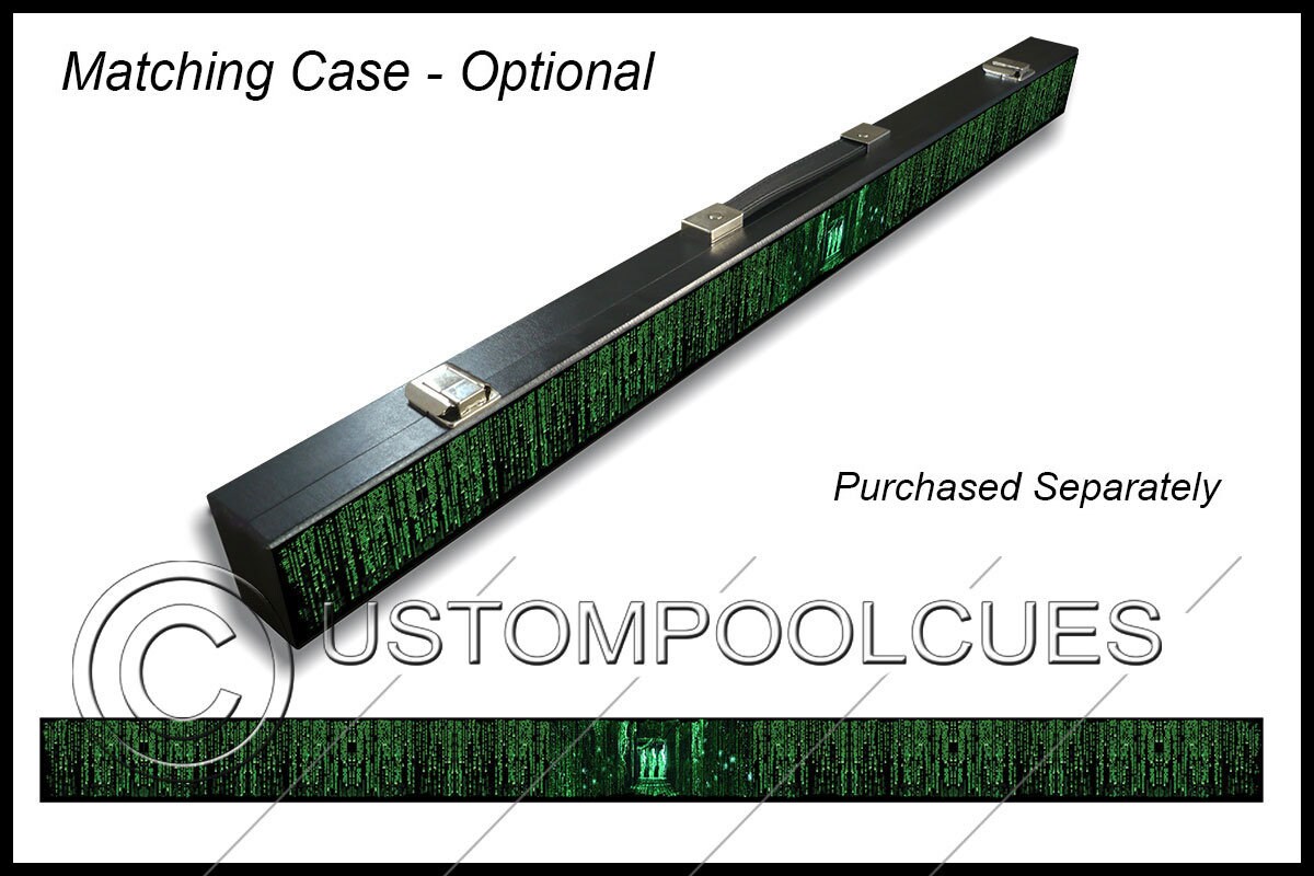 MATRIX COMPUTER Ash Pool Cue Made to Order Add Your Text - Etsy