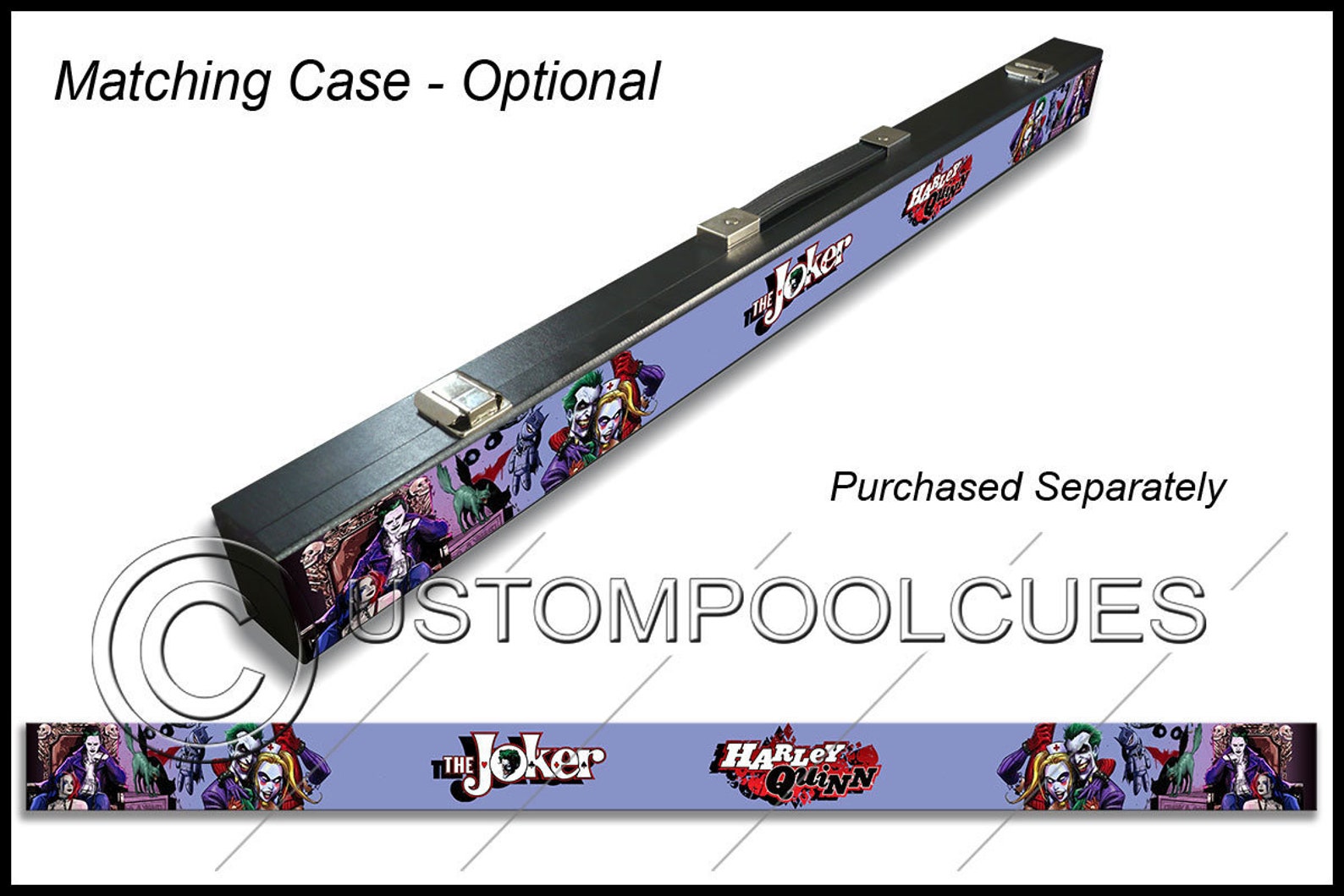 JOKER HARLEY QUINN Ash Pool Cue Made to Order Add Your | Etsy