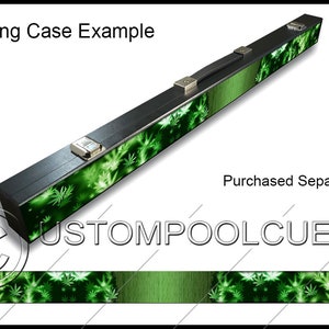 EXOTIC THAI WEED Ash Pool Cue - Made to Order - Add Your Text - Etsy