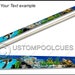 SEA TURTLE Ash Pool Cue - Made to Order - Add Your Text - Ocean Reef - Etsy