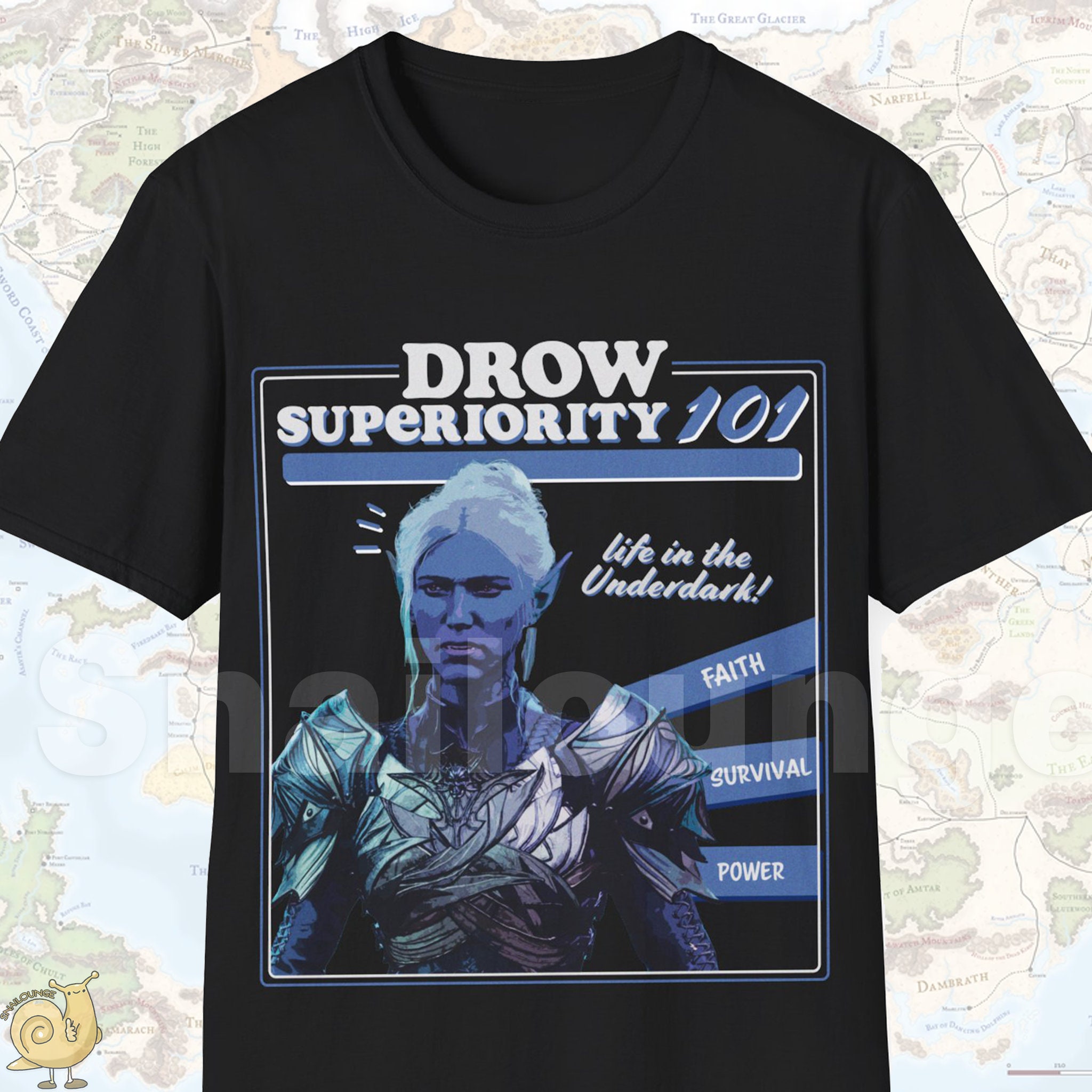 Drow Superiority 101 Baldurs Gate 3 Inspired Shirt Parody Shirt - Etsy