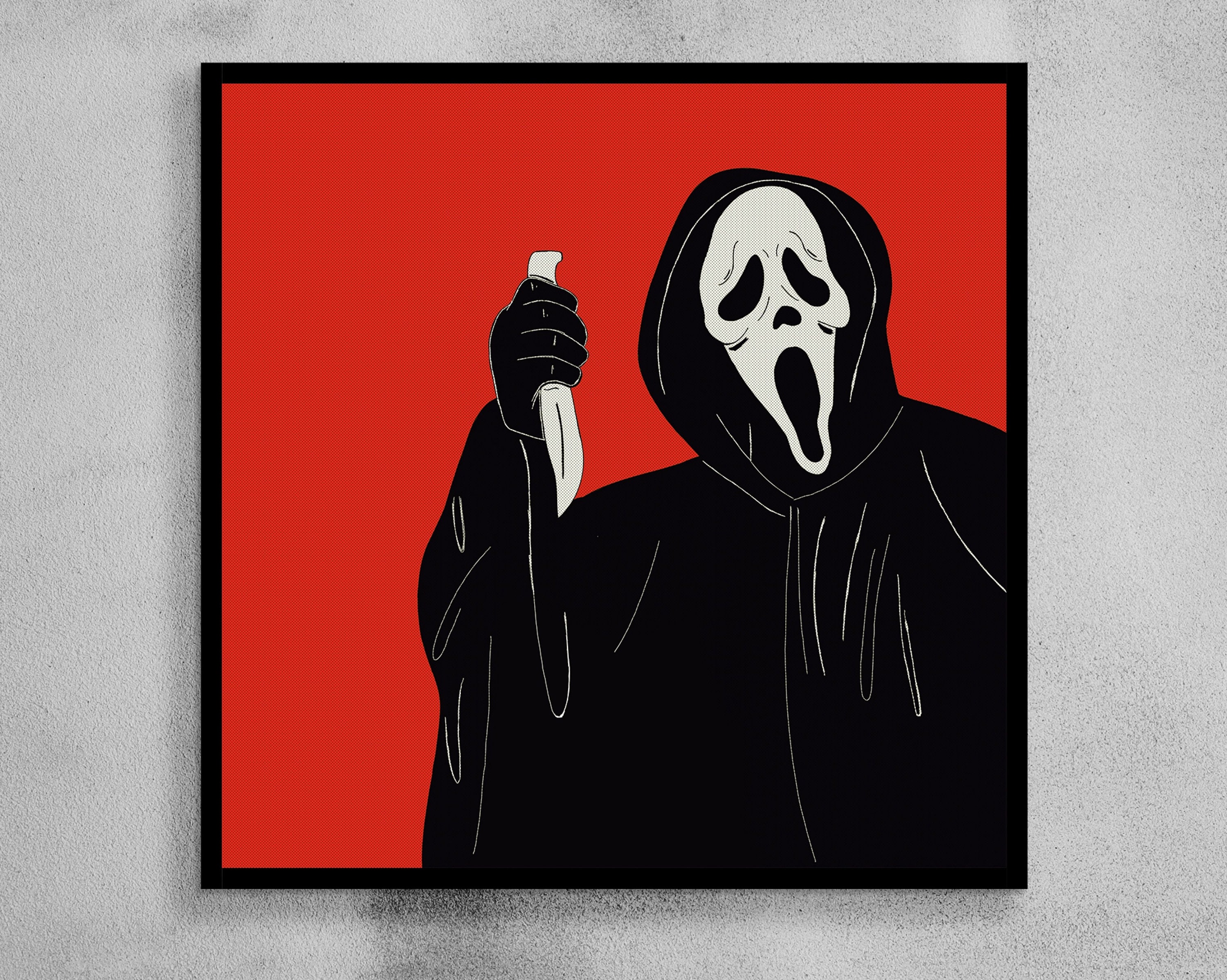 Scream / Art Print / Scream Movie / Scream Print / Halloween / - Etsy UK