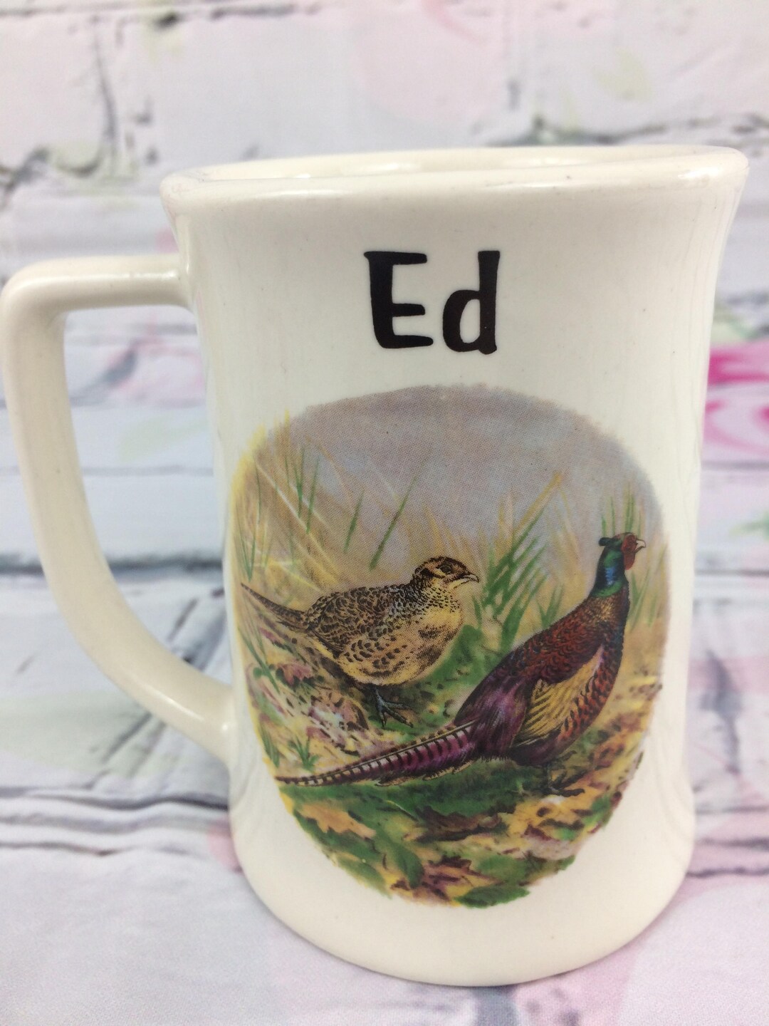 Ed Personalized Mug, Quail Mug, Boar Mug, A & J Mug Shop, Pensacola ...