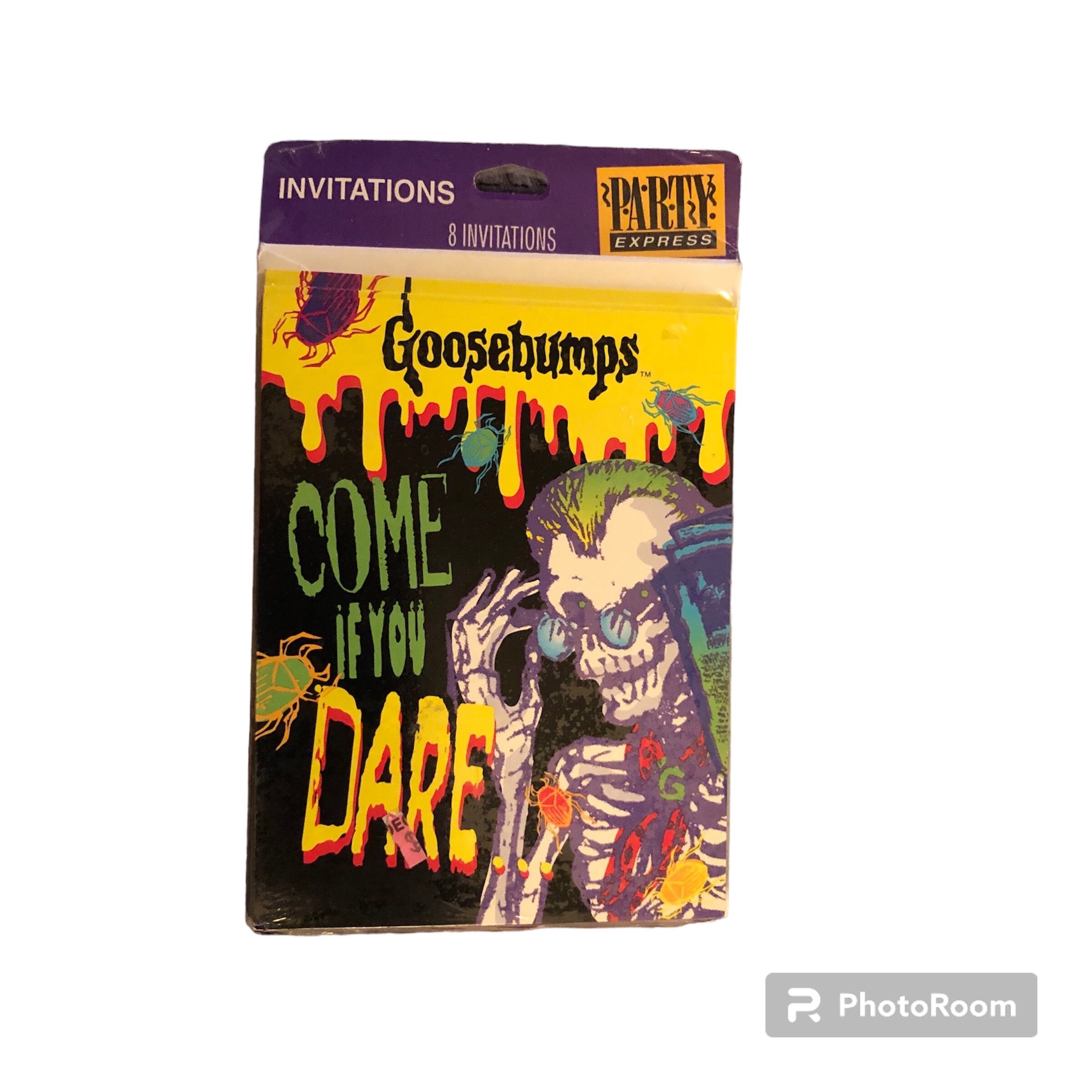 Vintage Goosebumps Invitations 8 Cards Envelopes 1995 Hallmark - Etsy