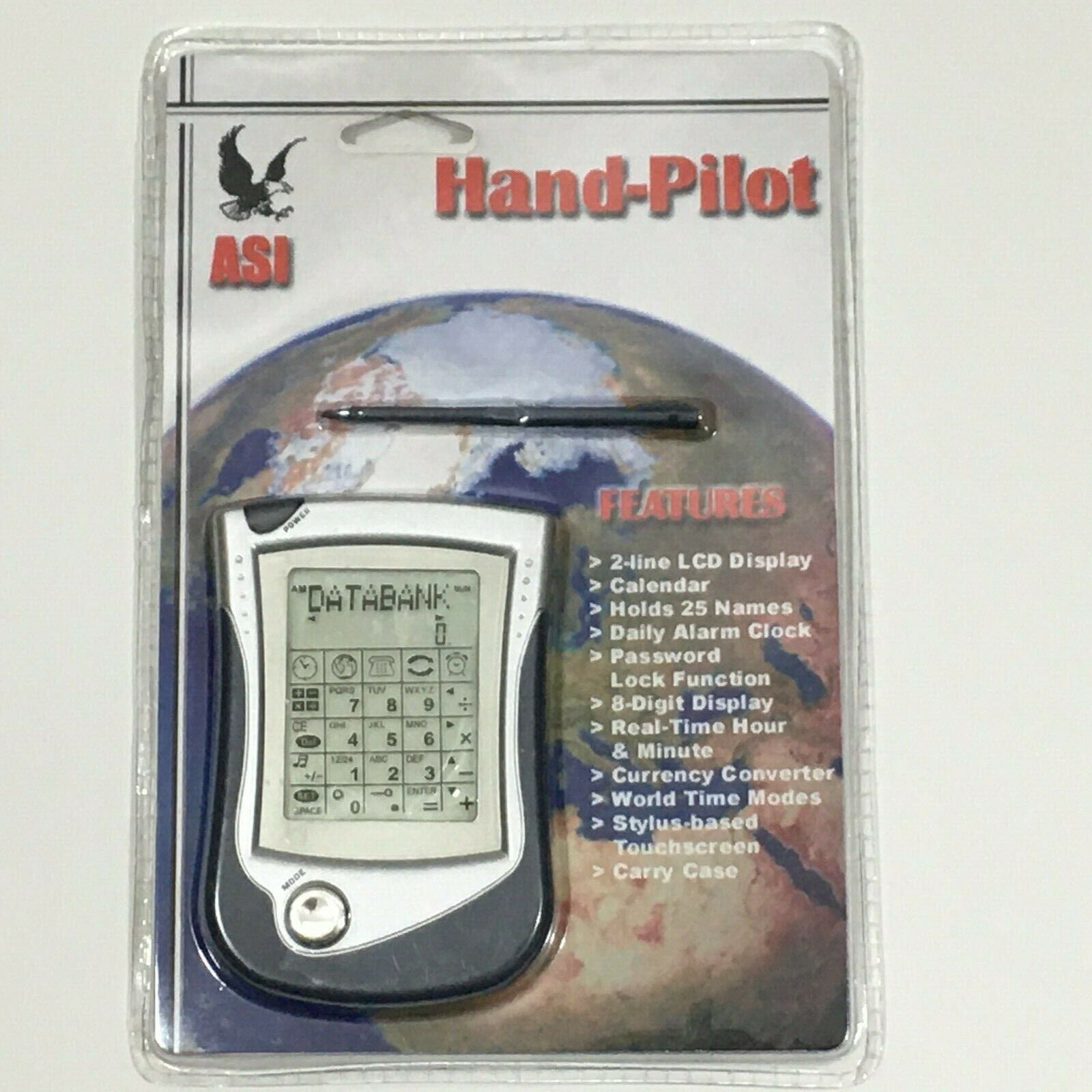 Vintage ASI Hand Pilot Data Bank, Calendar, Currency Converter, World ...