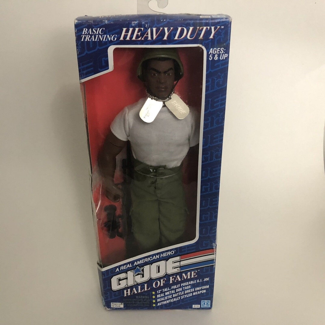 Vintage GI Joe Hall of Fame Heavy Duty Basic Training African American ...