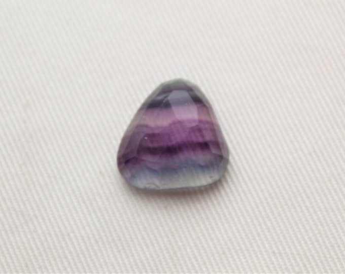 Rosecut Fluorite Cabochon Freeform Purple Gemstone - Etsy