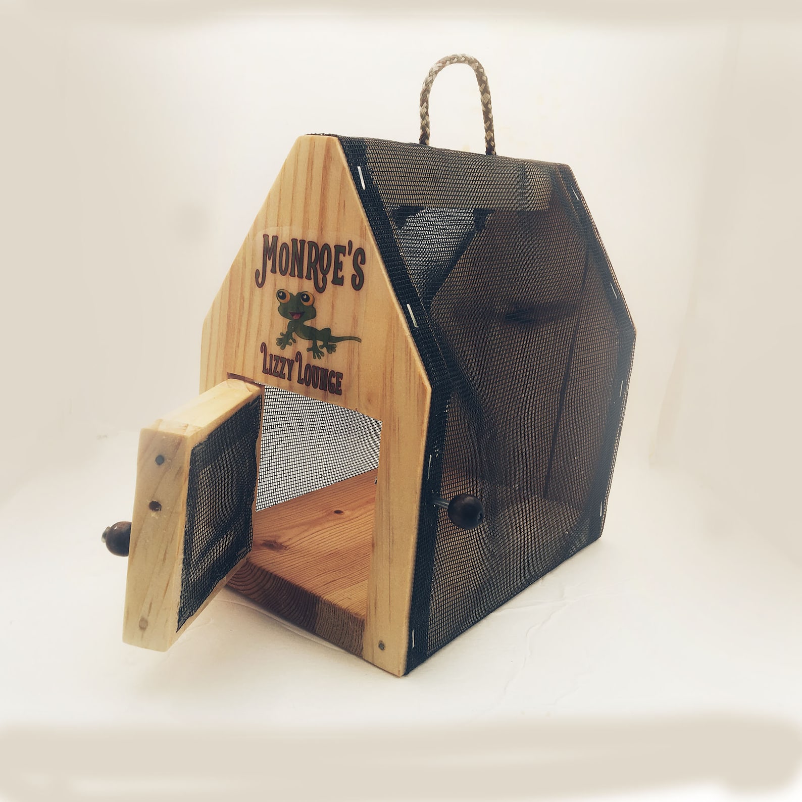Wooden Lizard or Bug Box - Critter Cage - Insect Carrier - Customized ...