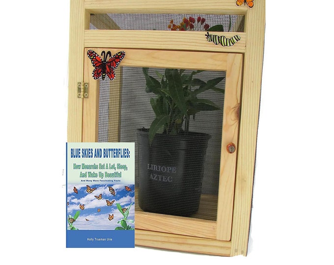 Monarch Butterfly Habitat Enclosure (wood Frame Approx. 16"x16"x22") - Etsy
