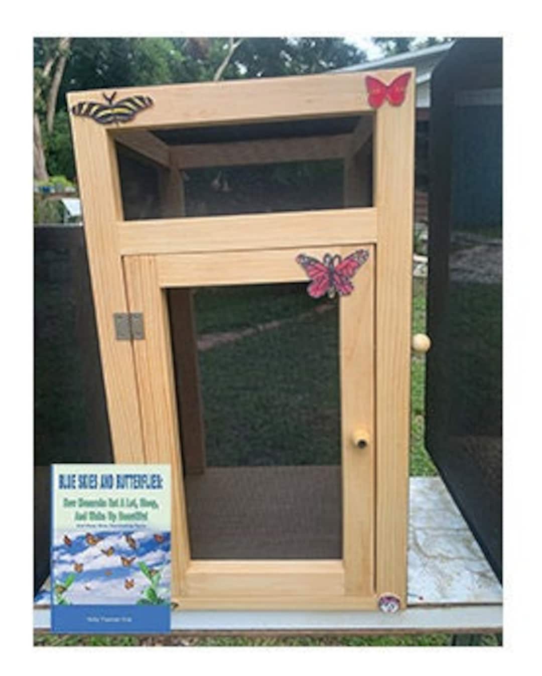 Monarch Butterfly Tallboy Wood-frame Enclosure Screenroom Habitat ...