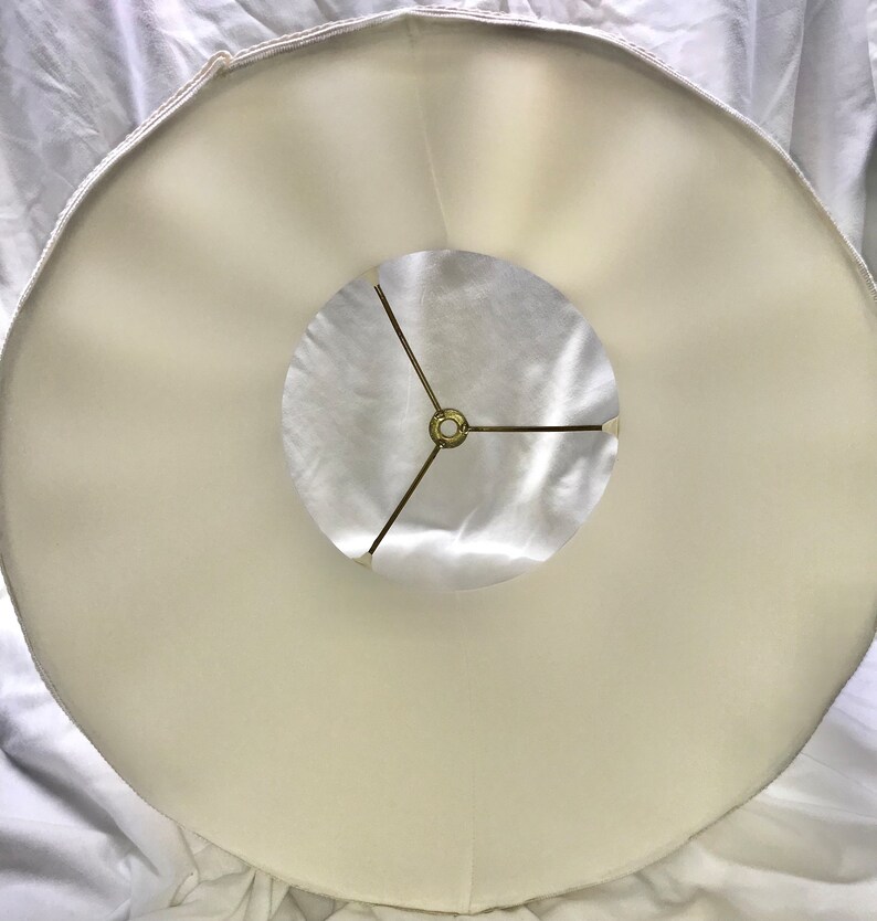 Lamp Shade Lining Repair Example - Before and After - Etsy