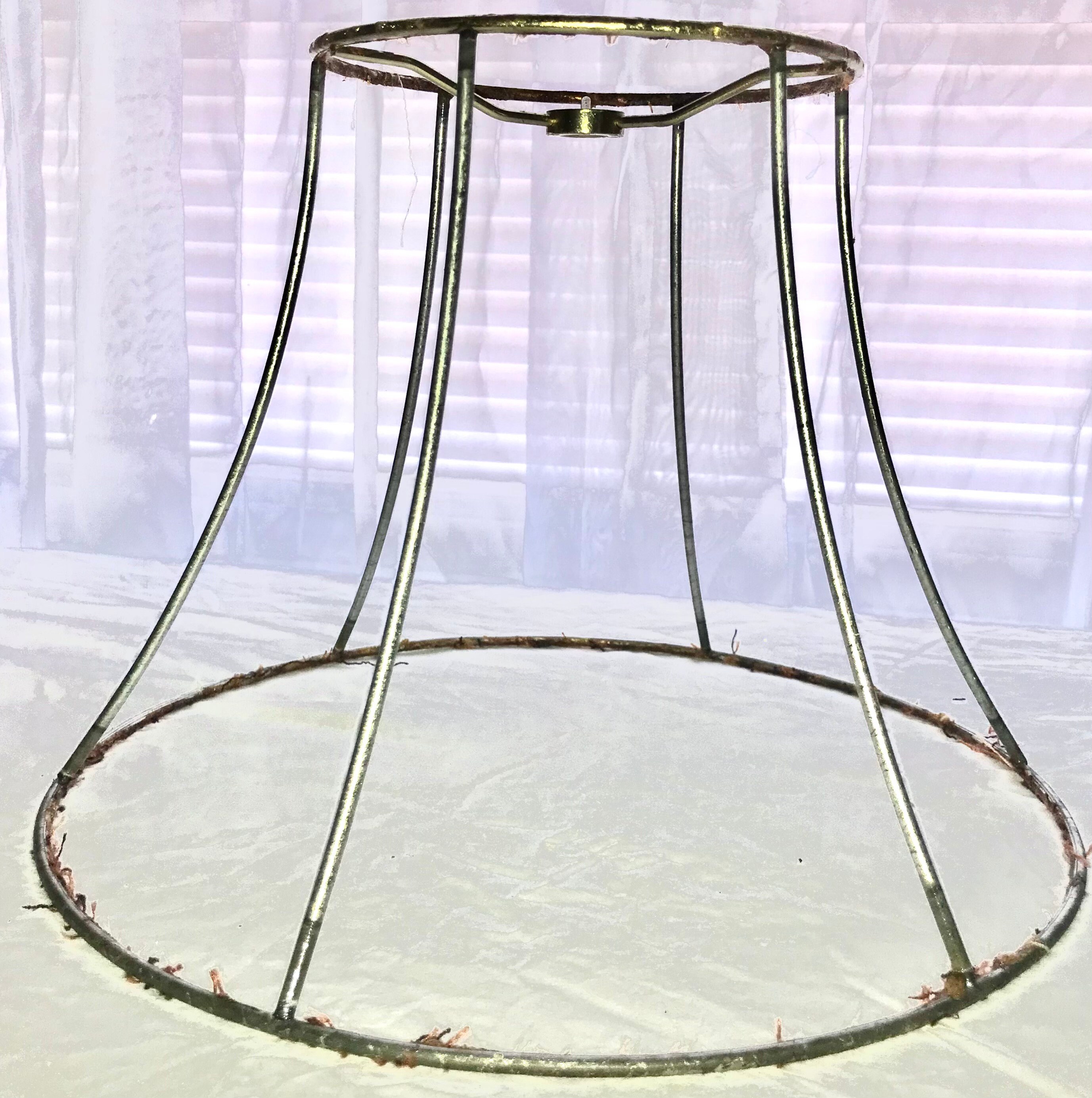 Lamp Shade Wire Frame - DYI or - Ask About Custom Refurbishments - Etsy