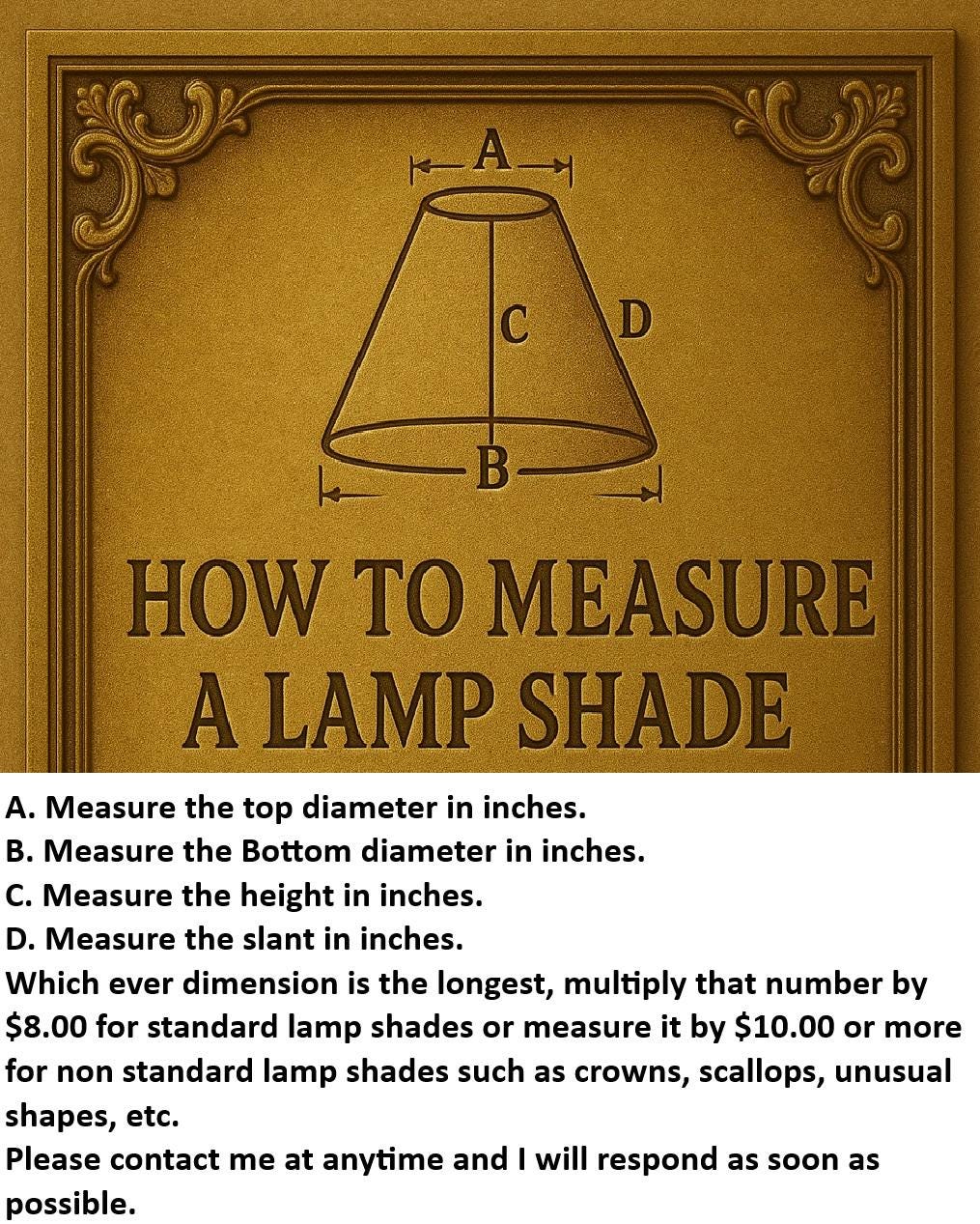 Lamp Shade Lining Repair - Before and After - Etsy