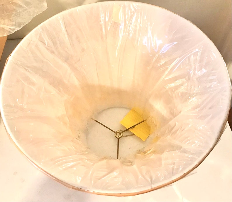 Lamp Shade Lining Repair - Before and After - Etsy
