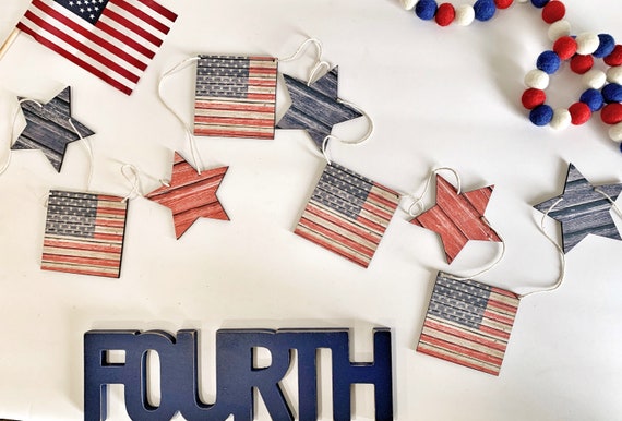 Rustic Flag Wood Banner | Etsy